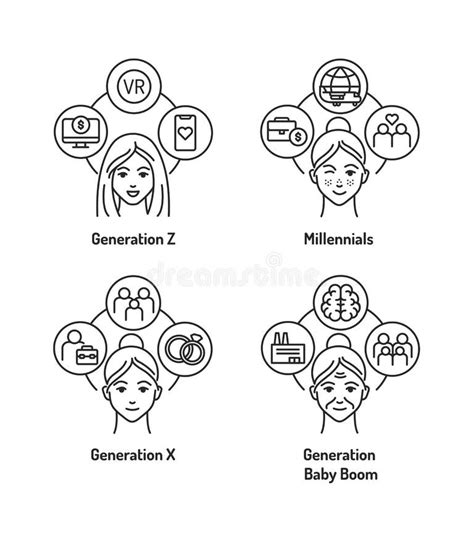 Sketch Icons Teenager Stock Illustrations 233 Sketch Icons Teenager