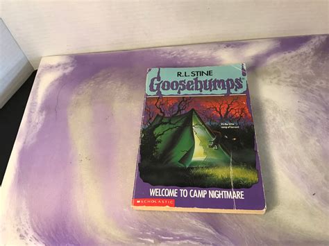 Vintage Welcome To Camp Nightmare Goosebumps Series By R L Etsy