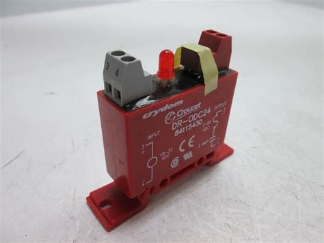 Crydom Dr Odc24 Dr Series 60 V 3 A Red Color Din Rail Mount Dc Output