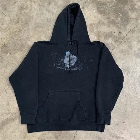 Y2k Faded Oakley Hoodie Lots Of Fading And Small Depop