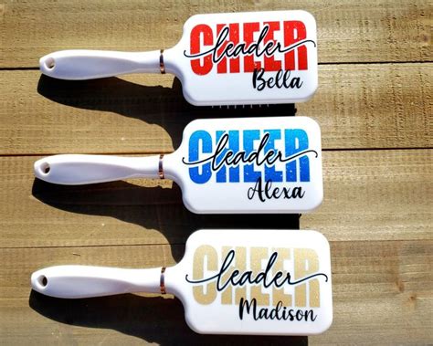 Cheerleader Hair Brush Personalized Hair Brush Cheer Ts