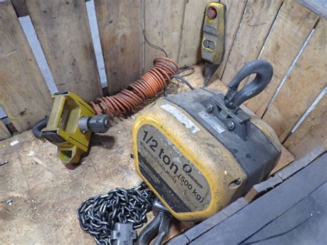 Used Ingersoll Rand Electric Chain Hoist Hgr Industrial Surplus