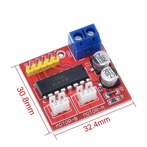 25a Dual Bridge Brushed Dc Motor Drive Controller Board Module For