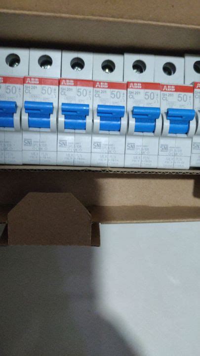 Mcb Abb 50a Pln Biru Lazada Indonesia