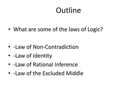 PPT Laws Of Logic PowerPoint Presentation Free Download ID