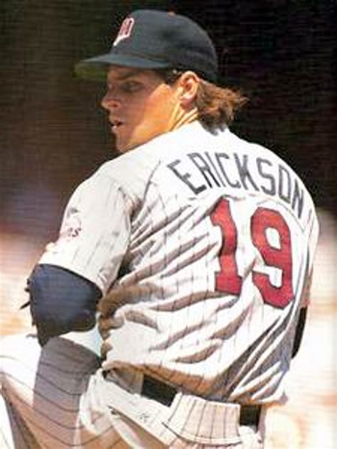 Scott Erickson Minnesota Twins 1991 Majestic Throwback Home Baseball