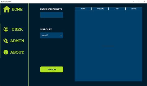 GitHub Crni Telephone Book The Program Was Typed In Java JavaFX And CSS Was Used For The