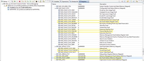 Random Bus Fault Resc Reg7 Sw Error 0x11 Arm Based Microcontrollers