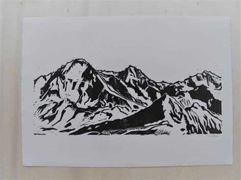 Eiger Mönch Und Jungfrau Art Print Inky Hands®