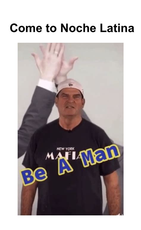 Be A Man Animated  Maker Piñata Farms The Best Meme Generator