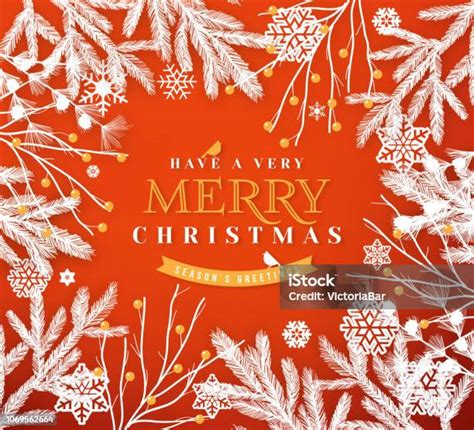 메리 크리스마스 종이 컷 벡터 일러스트 레이 션 인사말 카드 크리스마스 나무와 종이를 잘라 시 12월에 대한 스톡 벡터 아트 및 기타 이미지 Istock