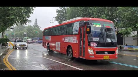 수도권 버스 인천 부성여객 790번 버스 롯데백화점 정류장 진입 Youtube