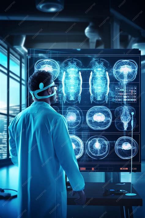 Premium AI Image | artificial intelligence in smart healthcare hospital ...