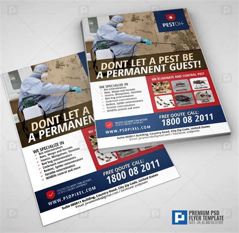 Commercial Pest Control Flyer Psdpixel
