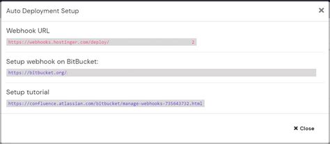 auto deployment of website from a git repository