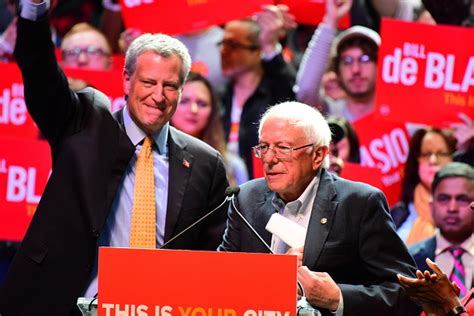 De Blasio Praises Sanders Amid Reports Hes Mulling Presidential Bid