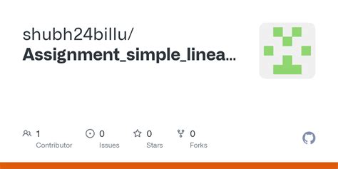 Github Shubh24billuassignmentsimplelinearregression