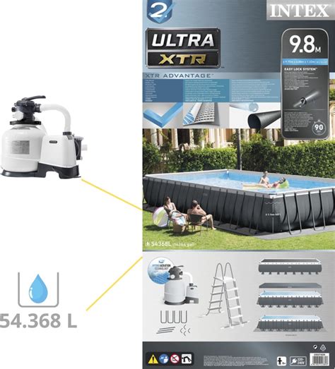 Intex Ultra Xtr Frame Piscine Piscine Hors Sol 975x488x132 Cm