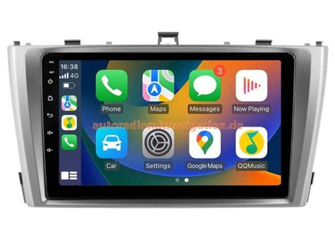 Toyota Avensis Android 13 Autoradio Gps Navigationsysteme Mit Octa Core