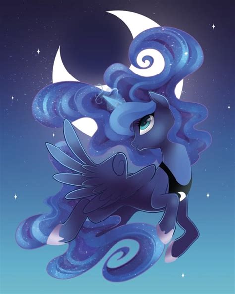 Princess Luna Flying