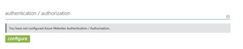 azure websites and azure active directory integration return gis