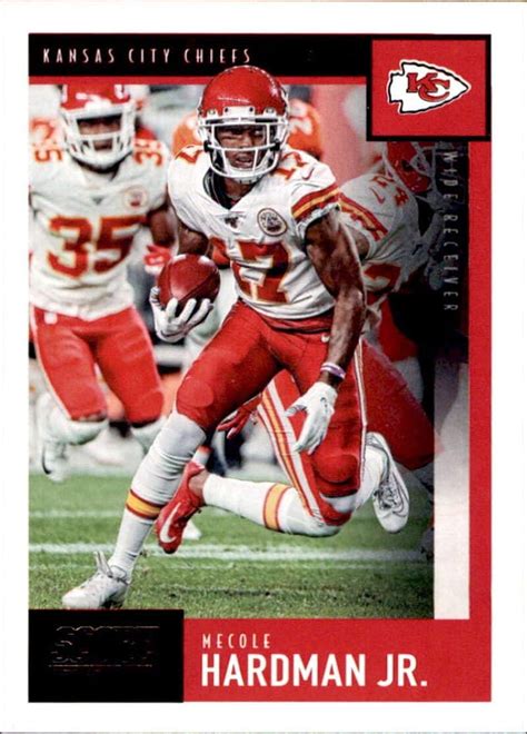 2020 Score Mecole Hardman Jr Kansas City Chiefs Football Trading Card