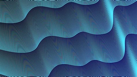 Premium Vector Abstract Glowing Wave Lines On Dark Blue Background Dynamic Wave Line