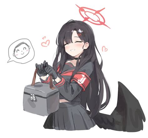 Sensei Doodle Sensei And Ichika Blue Archive Drawn By Rang Go Danbooru