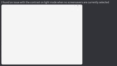 Screensaver Page Buttons Have Contrast Issue In Light Mode · Issue 351