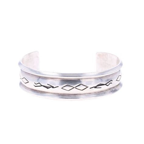 Navajo Sterling Silver Kokopelli Dancer Bracelet