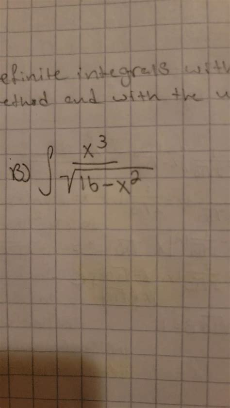 Solved Compute The Following Indefinite Integrals With The