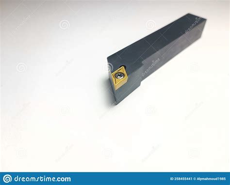 High Precision Cnc Tools Insert Stock Image Image Of Holding Sharp 258455441
