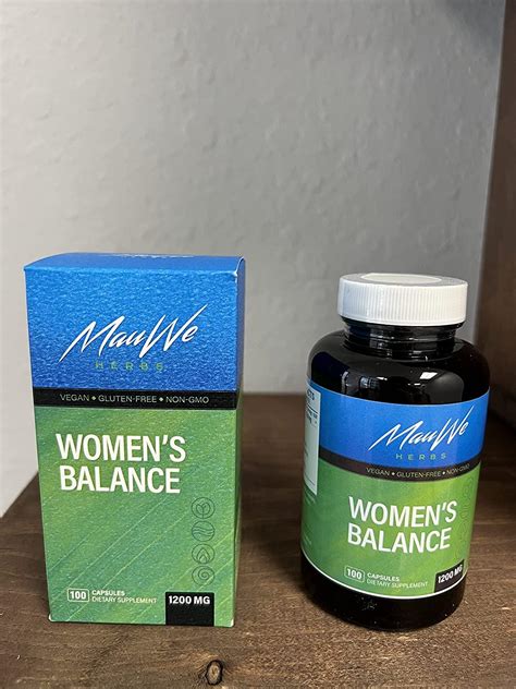 Womens Balance Herbal Supplement Mood Enhancer And Menopause Support