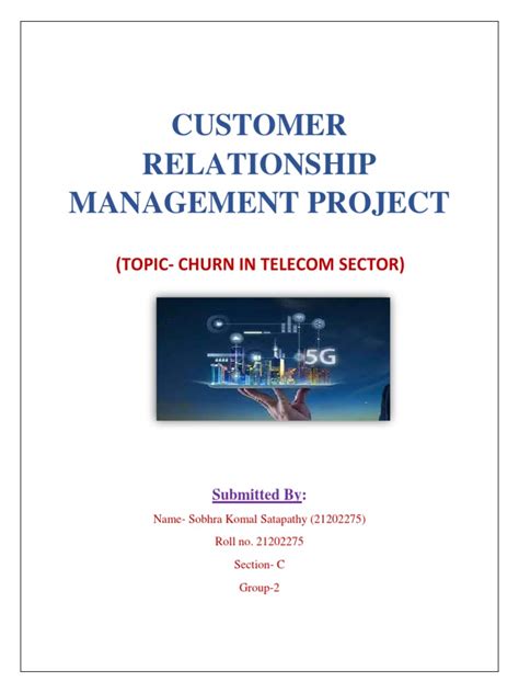 Crm Project Report Pdf Download Free Pdf Customer Relationship Management Telecommunications
