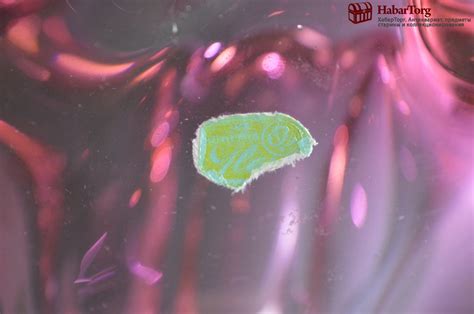 Купить Ваза для цветов Bohemia Богемия Цветное стекло Массивная Чехословакия времен СССР в