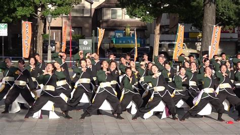 秋田大学よさこいサークルよさとせ歌舞輝（復活1位で決勝進出）／コンテスト 一般復活ステージ／第21回 みちのくyosakoiまつり2018（2