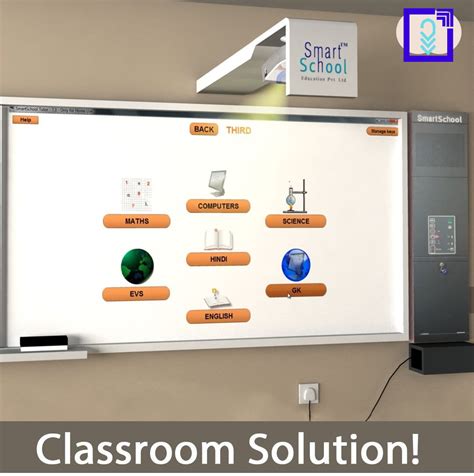 Smart School 48 X 84 Smart Class System Interactive Board Ict