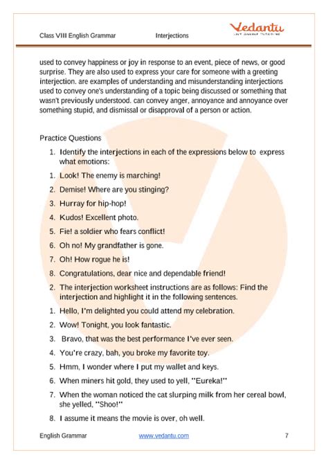 Interjections Examples