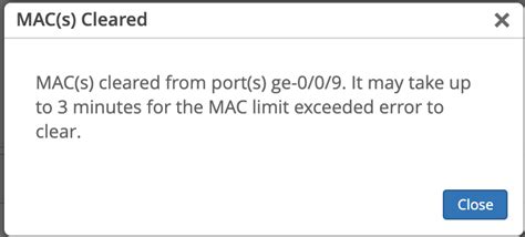 Persistent Sticky MAC Learning Mist