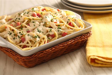 Espagueti con jamón Recetas Nestlé