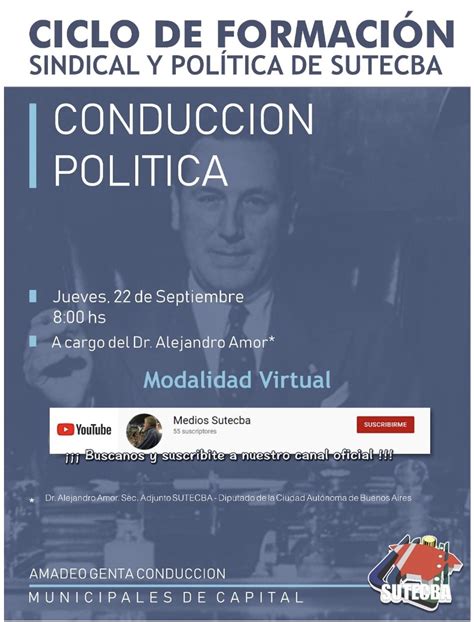Ciclo de Formación Sindical S U T E C B A Sindicato Único de