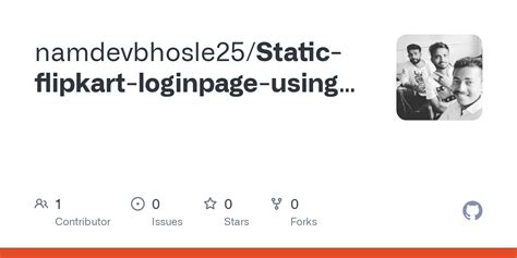 Github Namdevbhosle Static Flipkart Loginpage Using Html Css