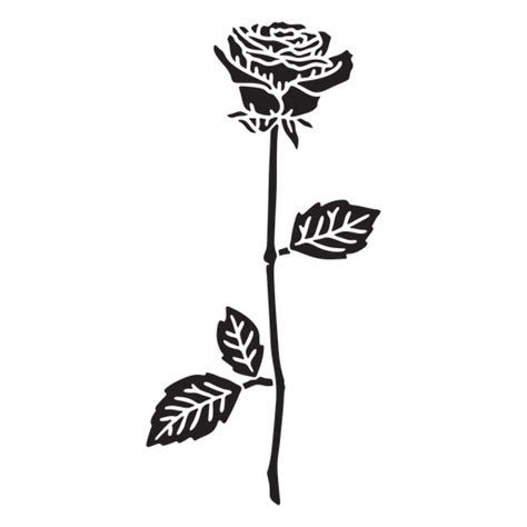 Rose Single Flower Cut Out Png And Svg Design For T Shirts
