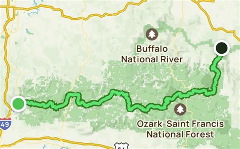 Ozark Highlands Map
