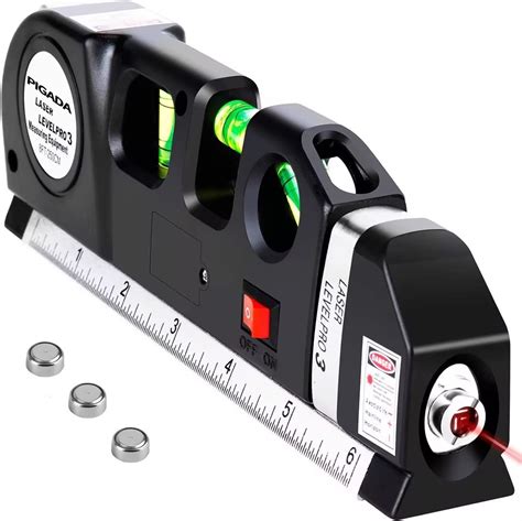 Pigada Laser Level Tool Multipurpose Level Kit With 8ft25m Tape
