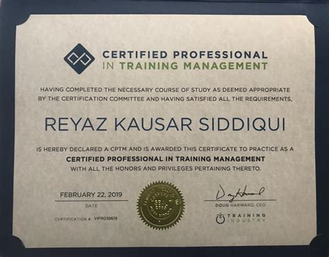 Reyaz Kausar Siddiqui On Linkedin Cptm 17 Comments