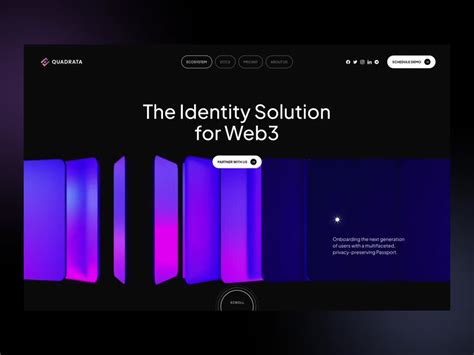 Qclay Design Ui Ux Design Agency On Linkedin Landing Page For Web3 Project