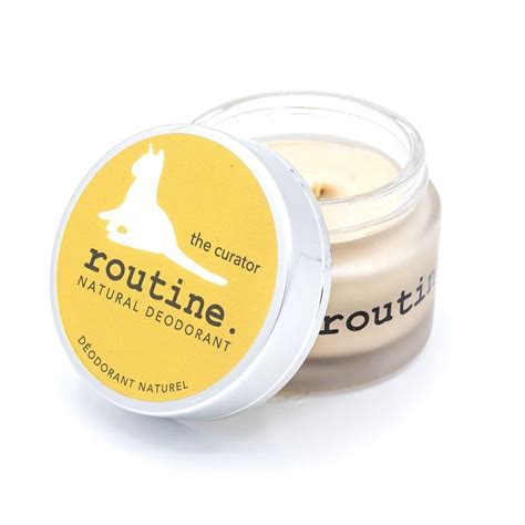 Routine Natural Deodorant The Curator 58ml Rose Geranium Oil Pine