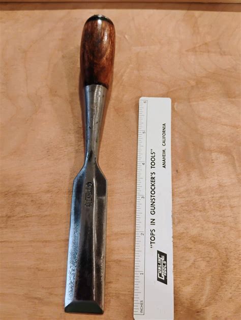 Restored Vintage Stanley 1 Chisel Wood Handle 4849078161