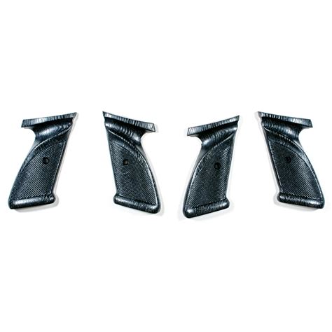 Crosman Mod 2240 Original Black Plastic Grips Rh And Lh Set Canada Brass